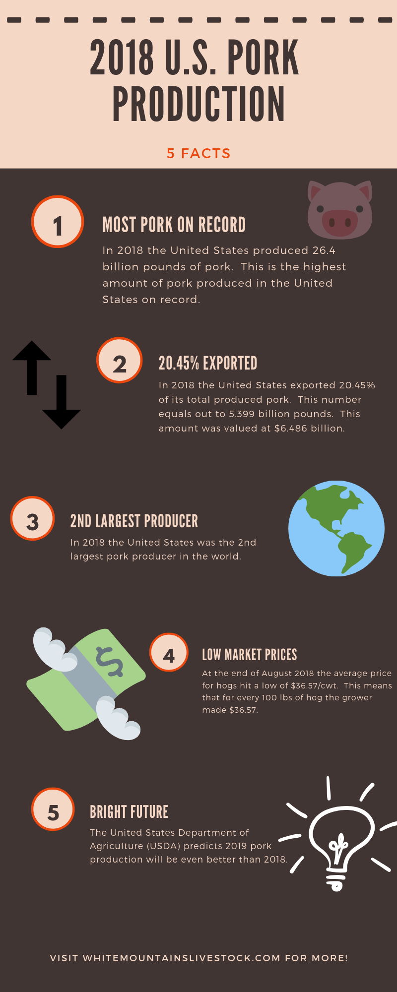 2018 Pork Industry Infographic – White Mountains Livestock Company LLC